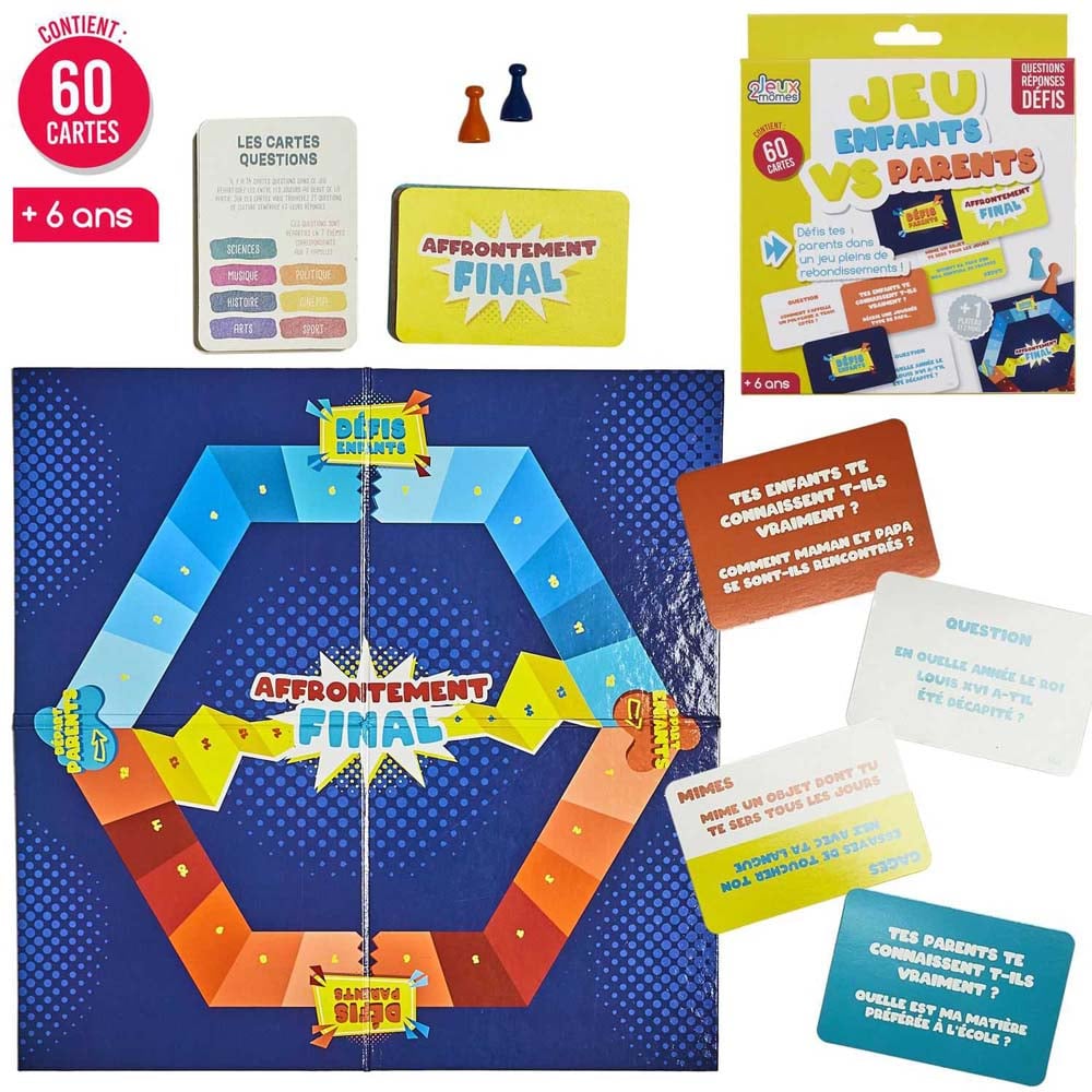 Jeu Défis Enfants vs Parents : Chez Rentreediscount Cadeaux & Jeux