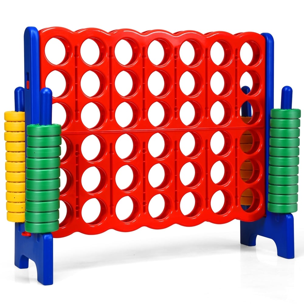 Jeu de Puissance 4 Géant comprenant 42 Jetons 120x42x104cm bleu : Chez ...