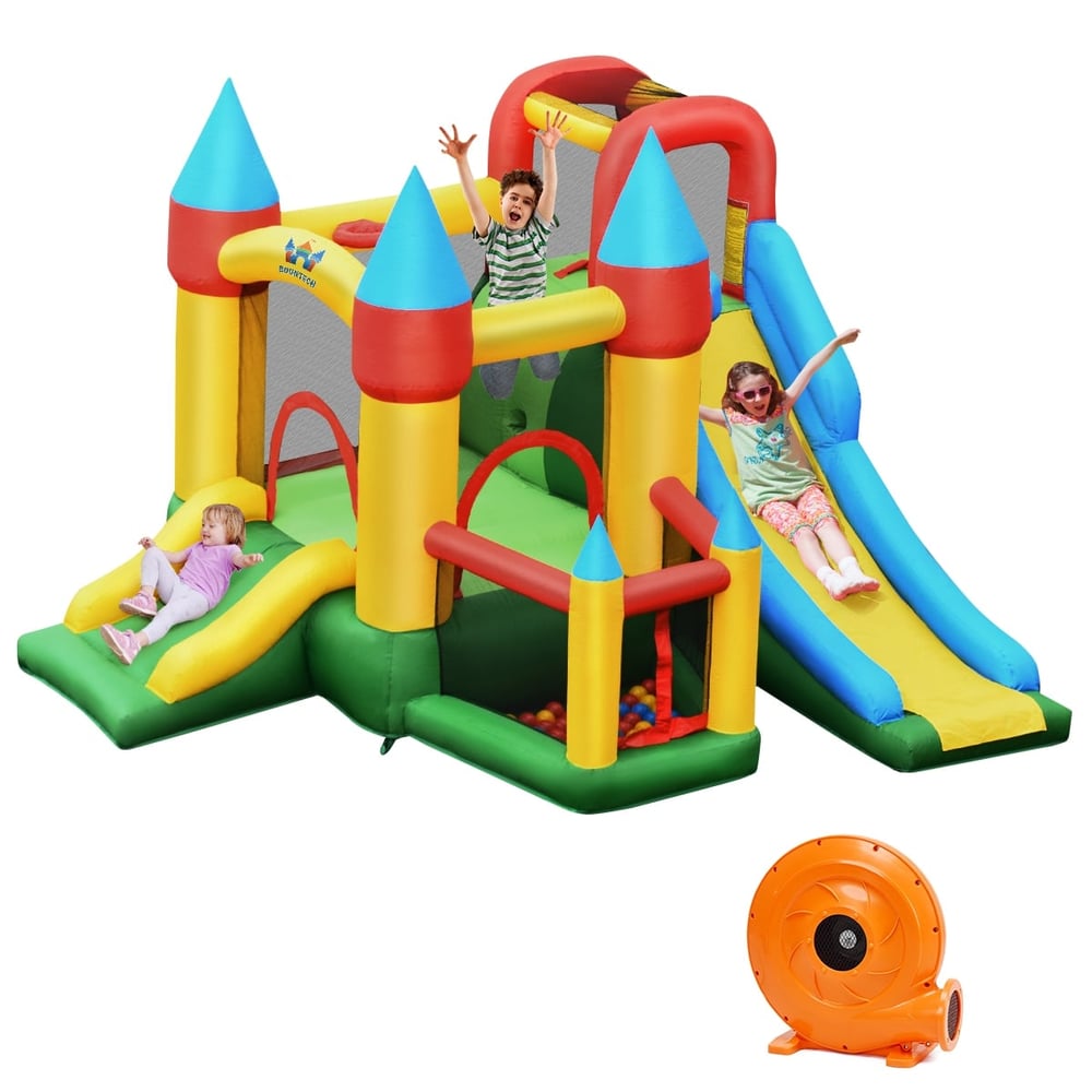 Structure Château gonflable avec souffleur 330 x 300 x 210 cm : Chez ...