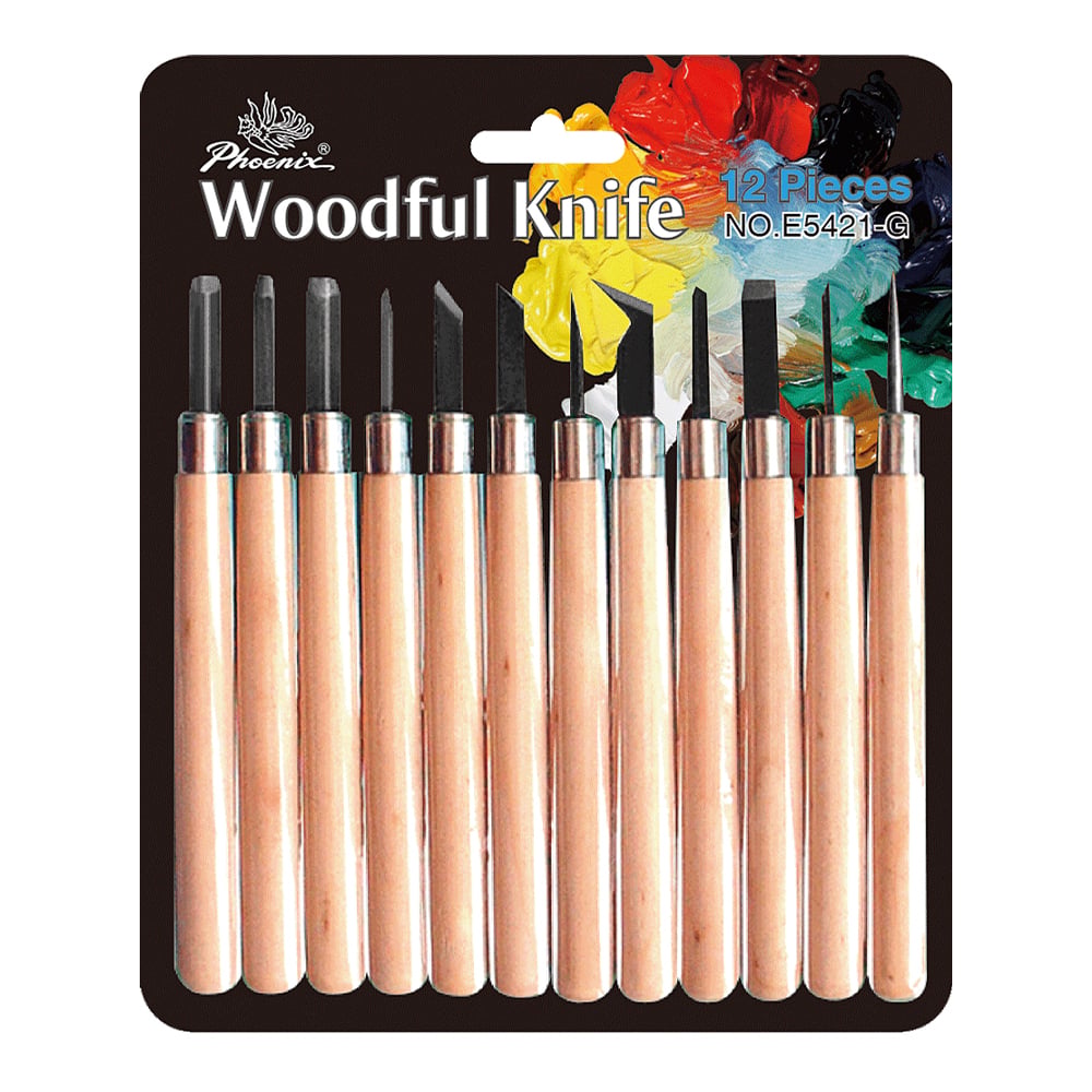 Set de 12 gouges de sculpture PHOENIX : Chez Rentreediscount Loisirs ...