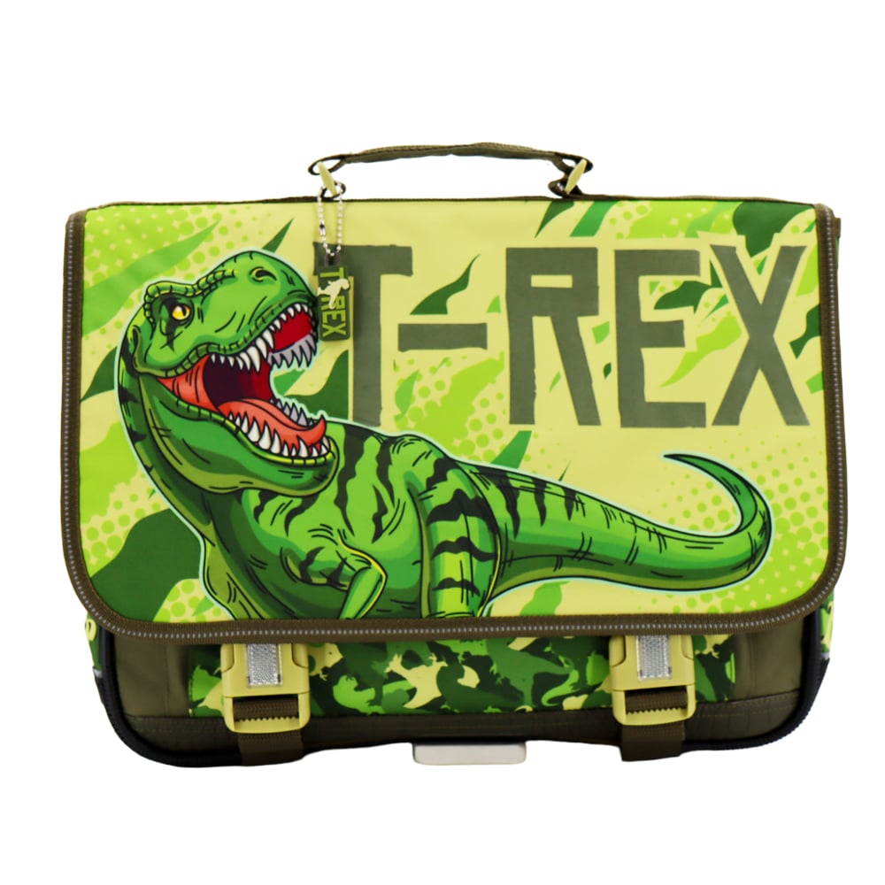 Cartable Dino T-Rex 41 cm 2 compartiments : Chez Rentreediscount ...