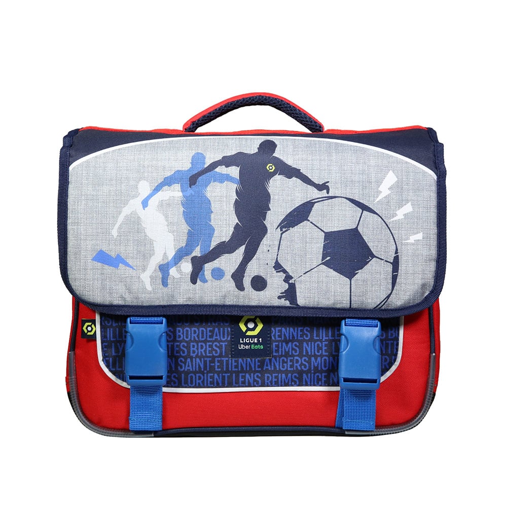 Cartable LIGUE 1 38cm 2 compartiments coloris gris : Chez ...
