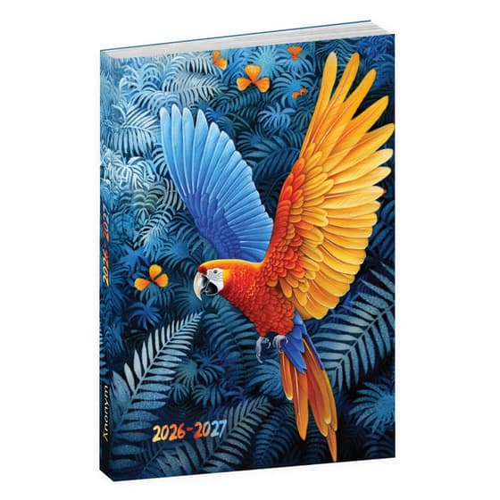 Agenda scolaire ANONYM Perroquet 2026-2027 : Chez Rentreediscount ...