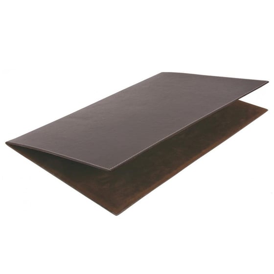 Sous main simili cuir brun double ouvrant : Chez Rentreediscount ...