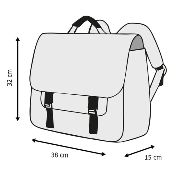 Cartable KIP ASTRO 38 cm 2 compartiments : Chez Rentreediscount ...