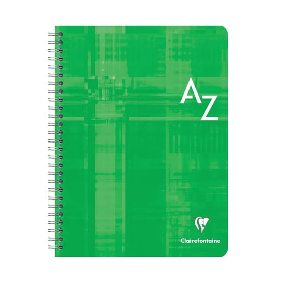Répertoire reliure intégrale 17x22 cm 100 pages grands carreaux vert ...