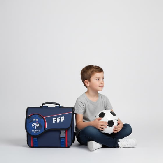 Cartable FFF Ball 38cm 2 compartiments : Chez Rentreediscount Cartables ...