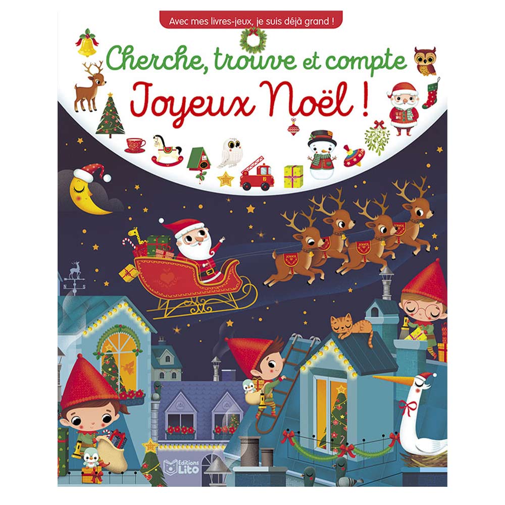 Cherche Trouve et Compte Noël - Livre-jeu LITO : Chez Rentreediscount ...