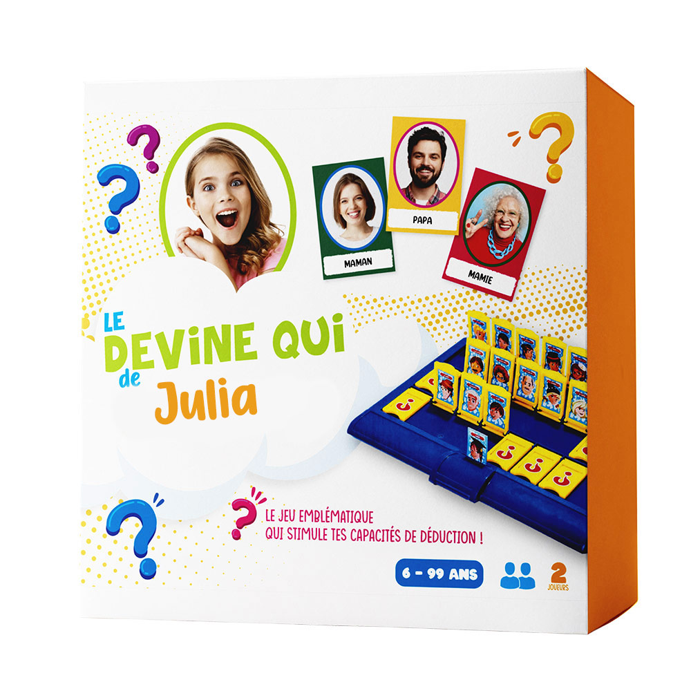 Jeu mon Devine Qui personnalisé : Chez Rentreediscount Cadeaux & Jeux