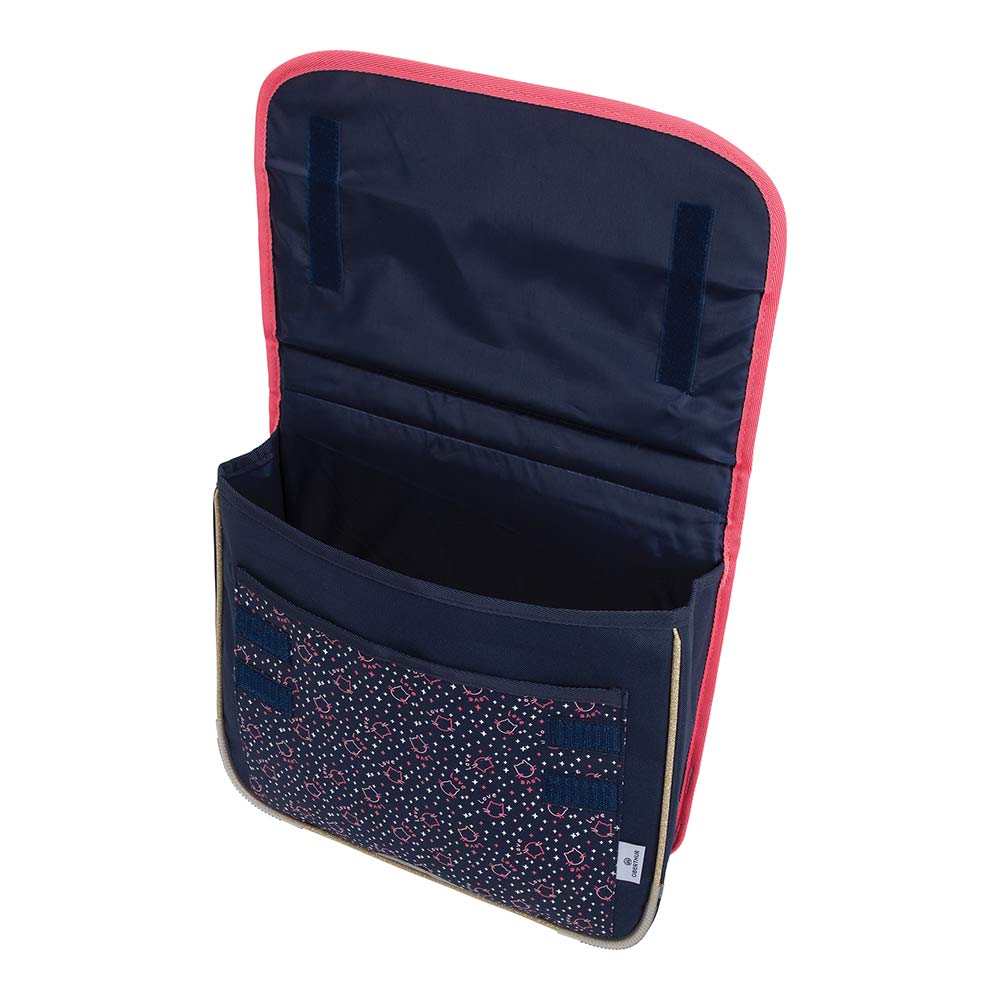 Cartable OBERTHUR Châton 35cm marine et corail : Chez Rentreediscount ...
