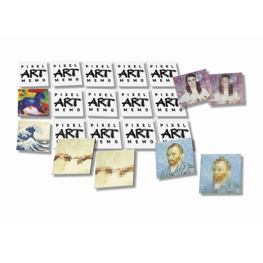 Jeu Pixel Art Memo - Memory : Chez Rentreediscount Cadeaux & Jeux