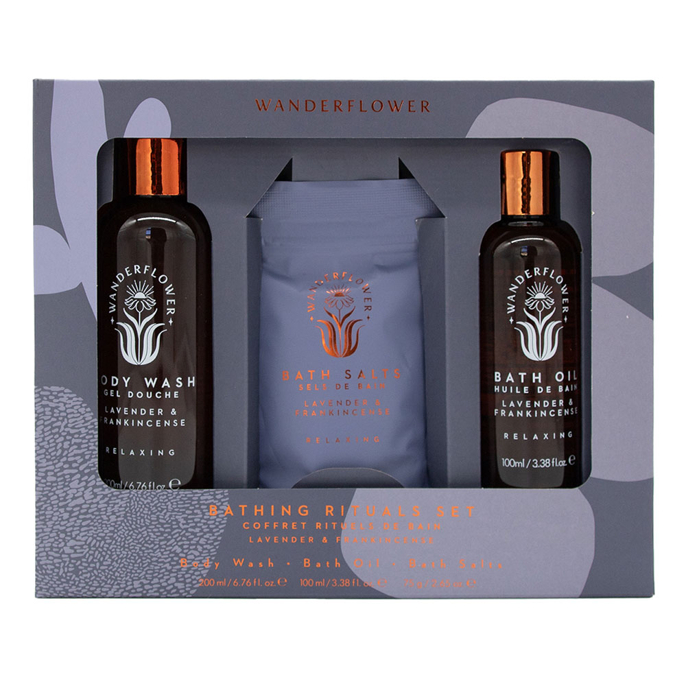 Coffret Rituels de bain - Gel douche Huile et Sel de bain : Chez ...