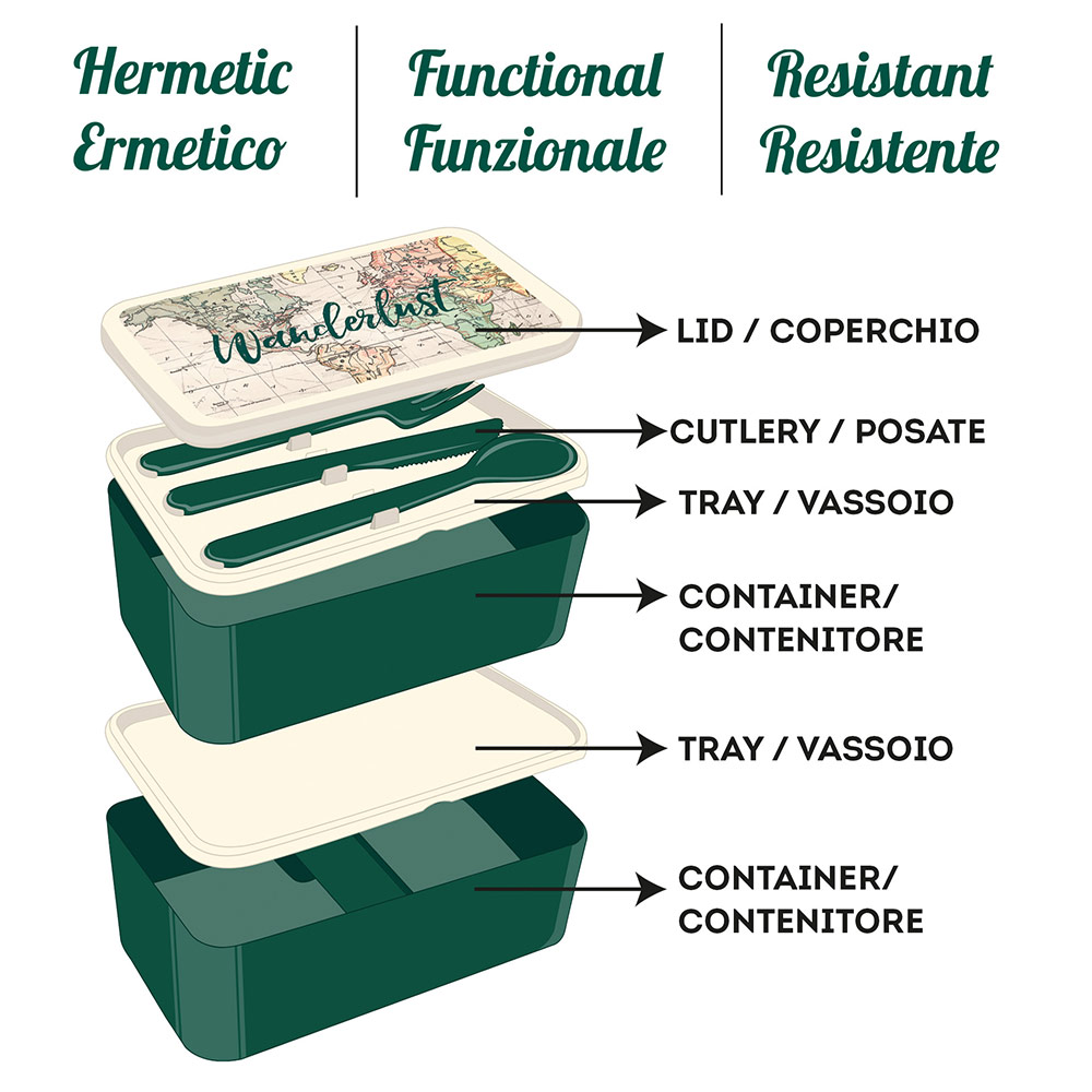 Ensemble Lunch box Bento LEGAMI Travel : Chez Rentreediscount Cartables ...