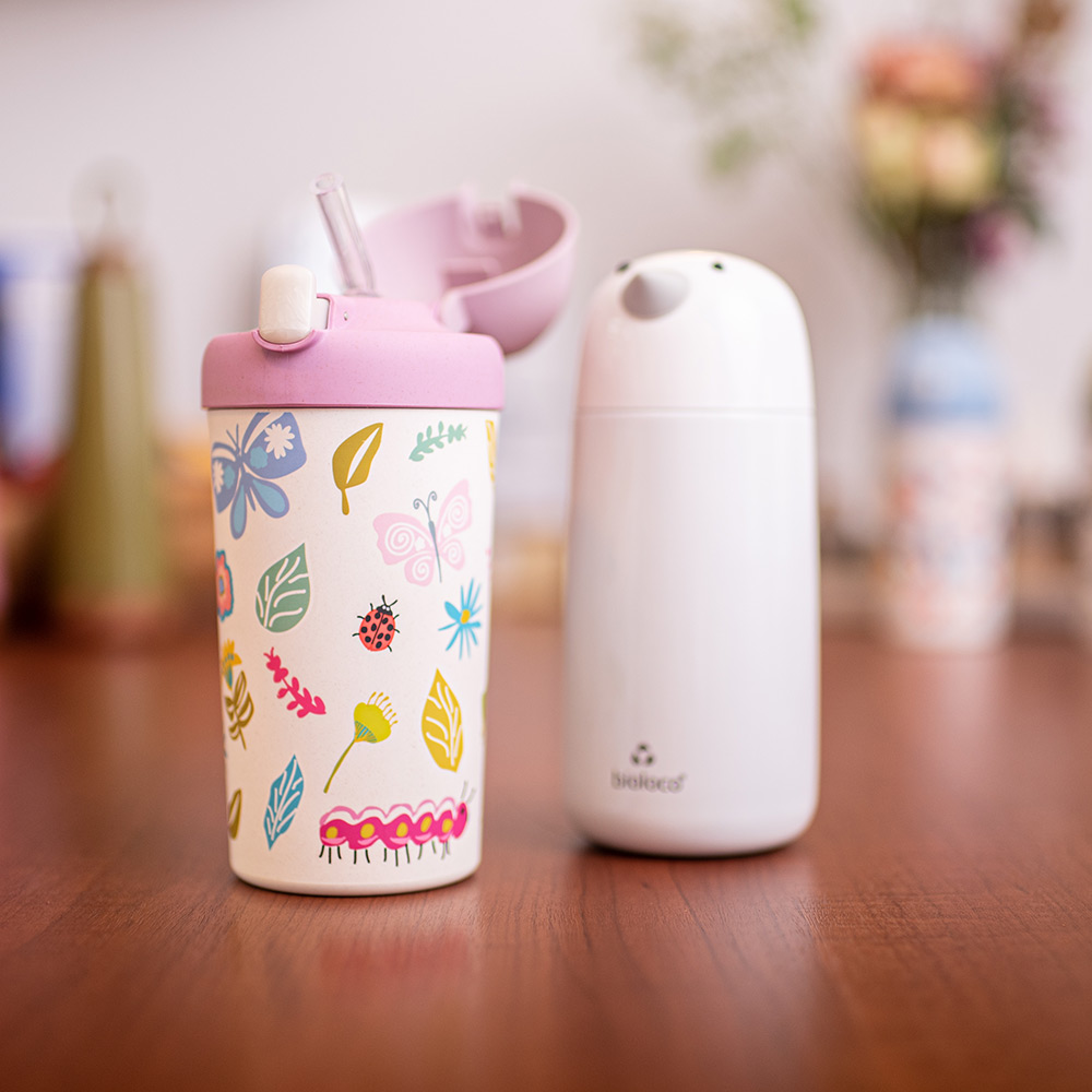 Gourde enfant inox isotherme CHIC MIC Bioloco Kids 350ml Penguin : Chez ...