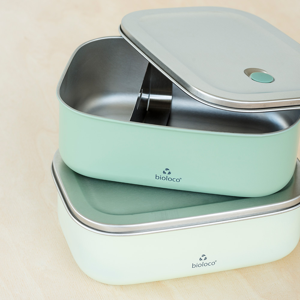 Lunch box inox CHIC MIC Bioloco Sky Mint : Chez Rentreediscount ...