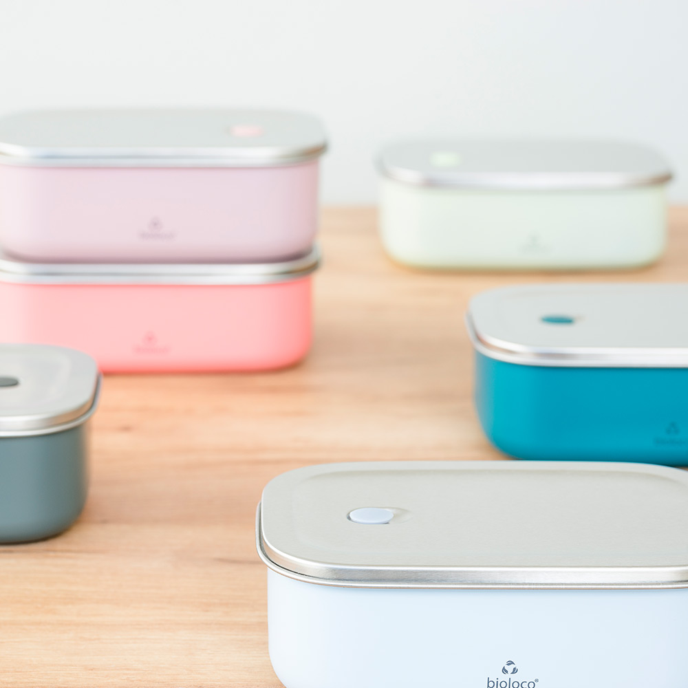 Lunch box inox CHIC MIC Bioloco Sky Mint : Chez Rentreediscount ...