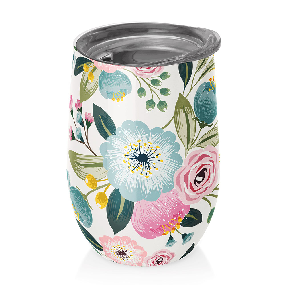 Mug inox CHIC MIC Bioloco Office 420ml Pastel Flowers : Chez Rentreediscount Cartables & trousses