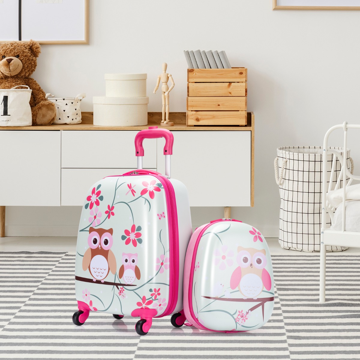 Ensemble de Bagages pour enfants - Valise à roulettes et Sac à dos ...