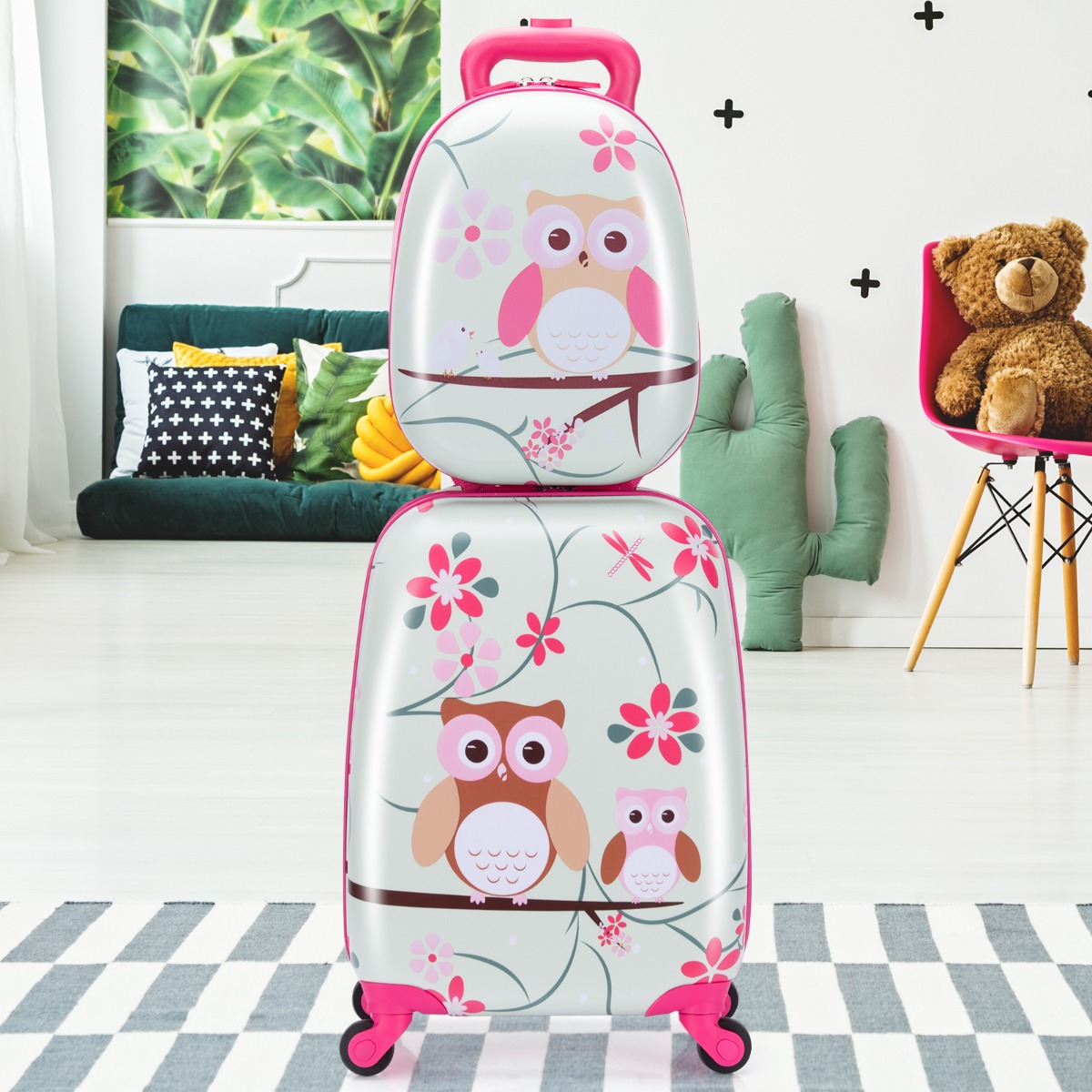 Ensemble de Bagages pour enfants - Valise à roulettes et Sac à dos ...