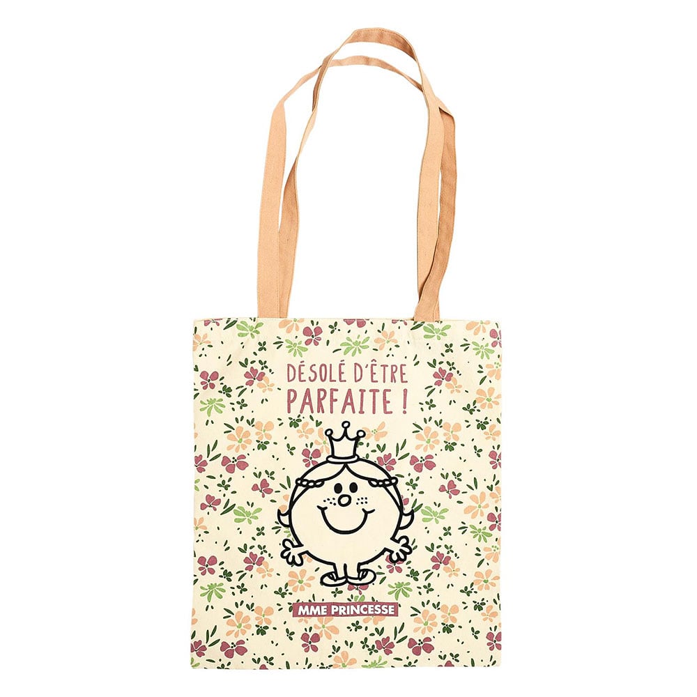Tote Bag MONSIEUR MADAME Désolé d'être Parfaite MME Princesse : Chez ...