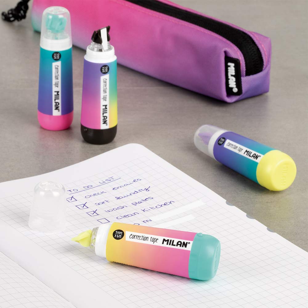 Ruban correcteur MILAN Sunset Tête Rotative : Chez Rentreediscount ...