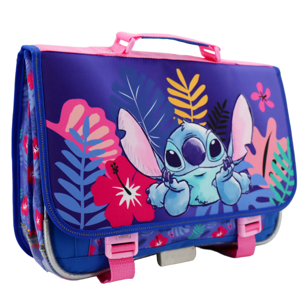 Cartable STITCH Cute 41cm 2 compartiments : Chez Rentreediscount ...