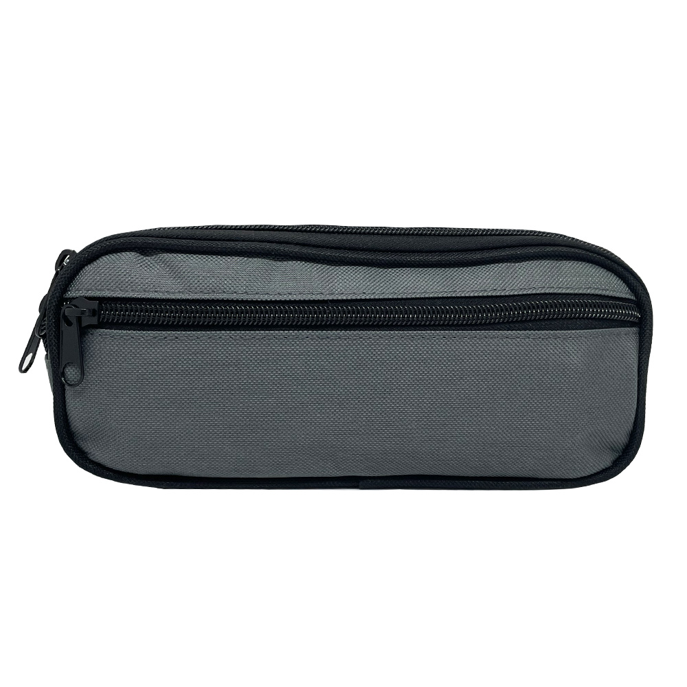 Trousse rectangulaire 3 compartiments grise : Chez Rentreediscount ...