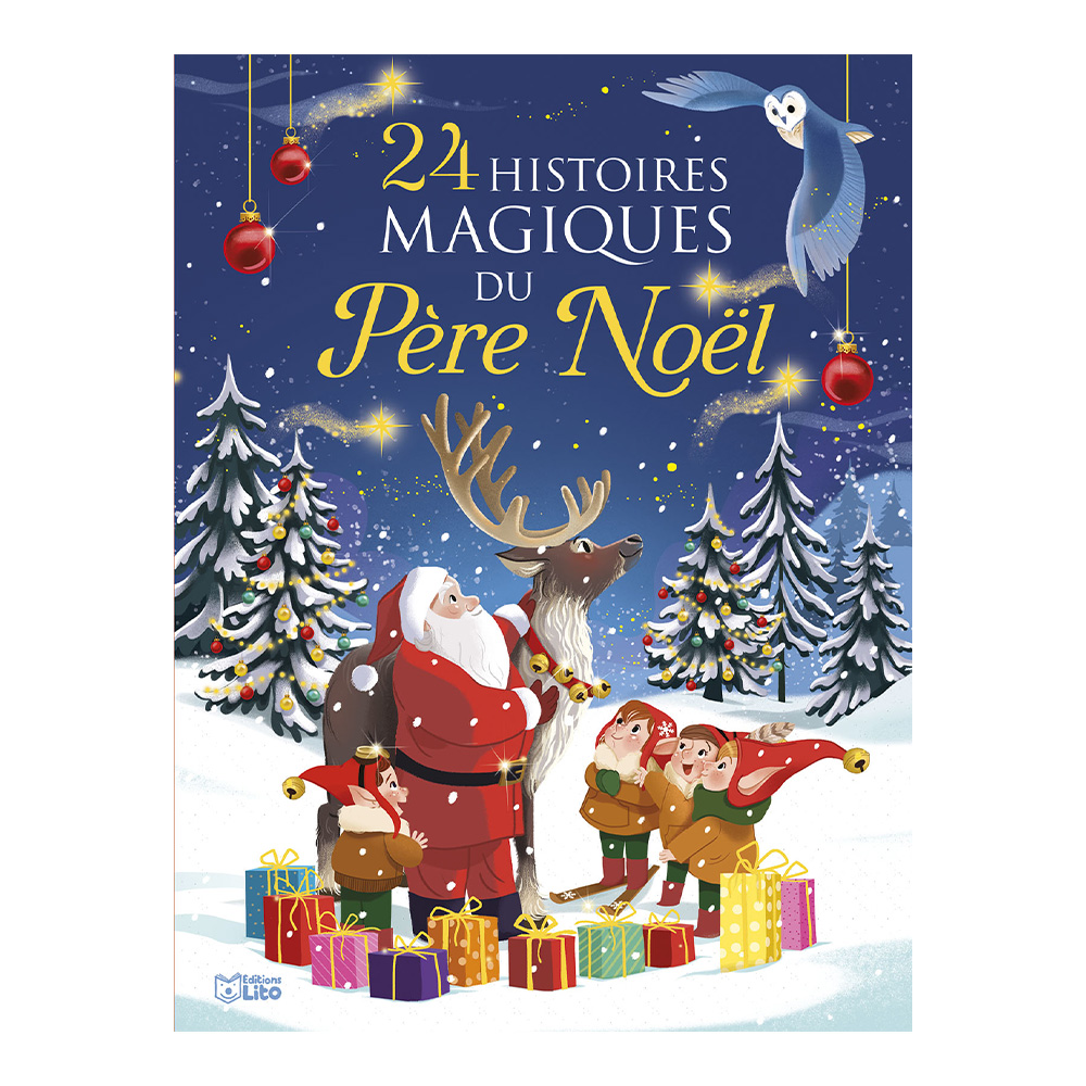 Livre enfant 24 histoires magiques du Père Noel - Les belles histoires ...