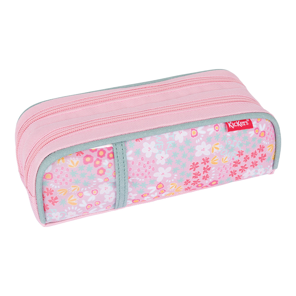 Trousse rectangulaire KICKERS Premium Girl 2 compartiments rose : Chez ...