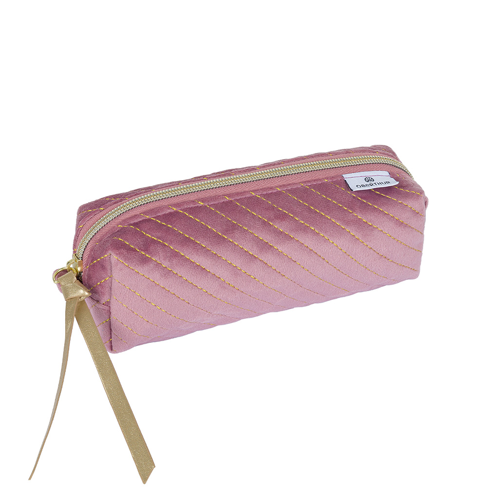 Trousse rectangulaire OBERTHUR Colors velours rose : Chez ...