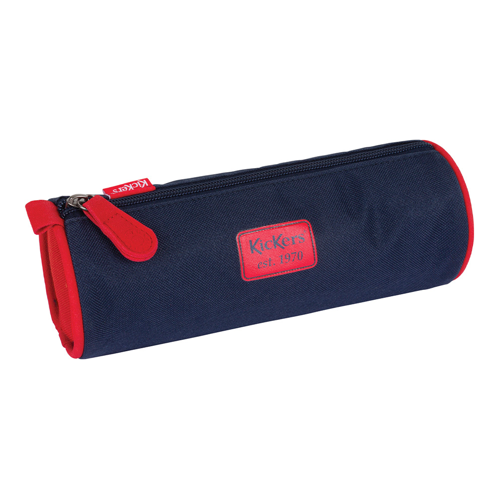 Trousse ronde KICKERS Boy rouge et marine : Chez Rentreediscount ...