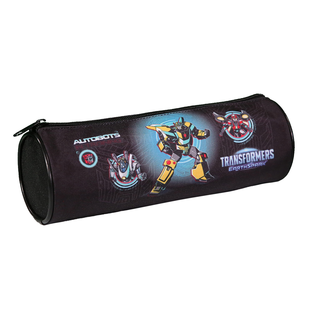 Trousse scolaire ronde TRANSFORMERS noire : Chez Rentreediscount ...