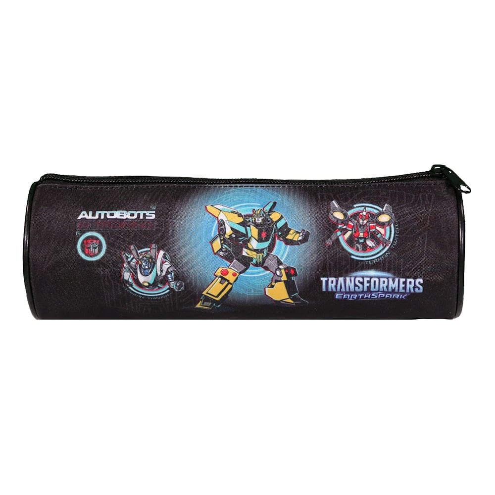 Trousse scolaire ronde TRANSFORMERS noire : Chez Rentreediscount ...