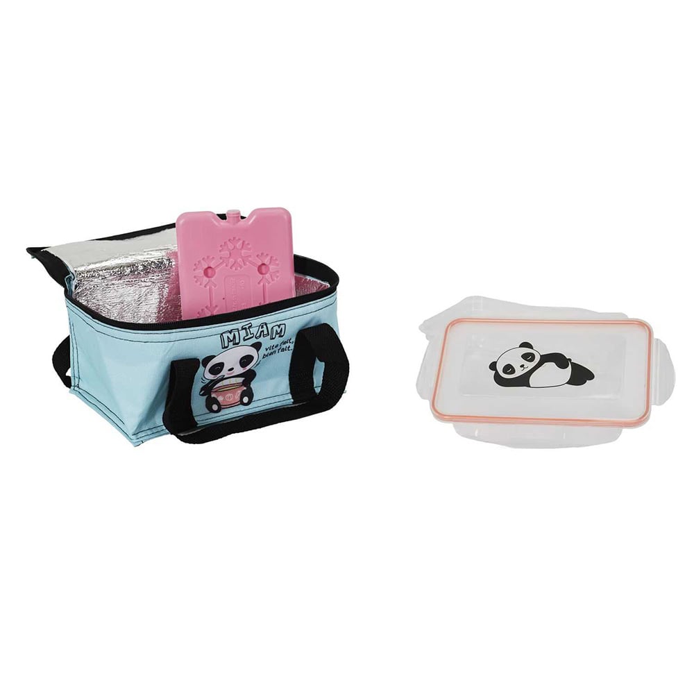 Set Repas Lunch Bag isotherme + Lunch Box Panda Kawaii : Chez ...