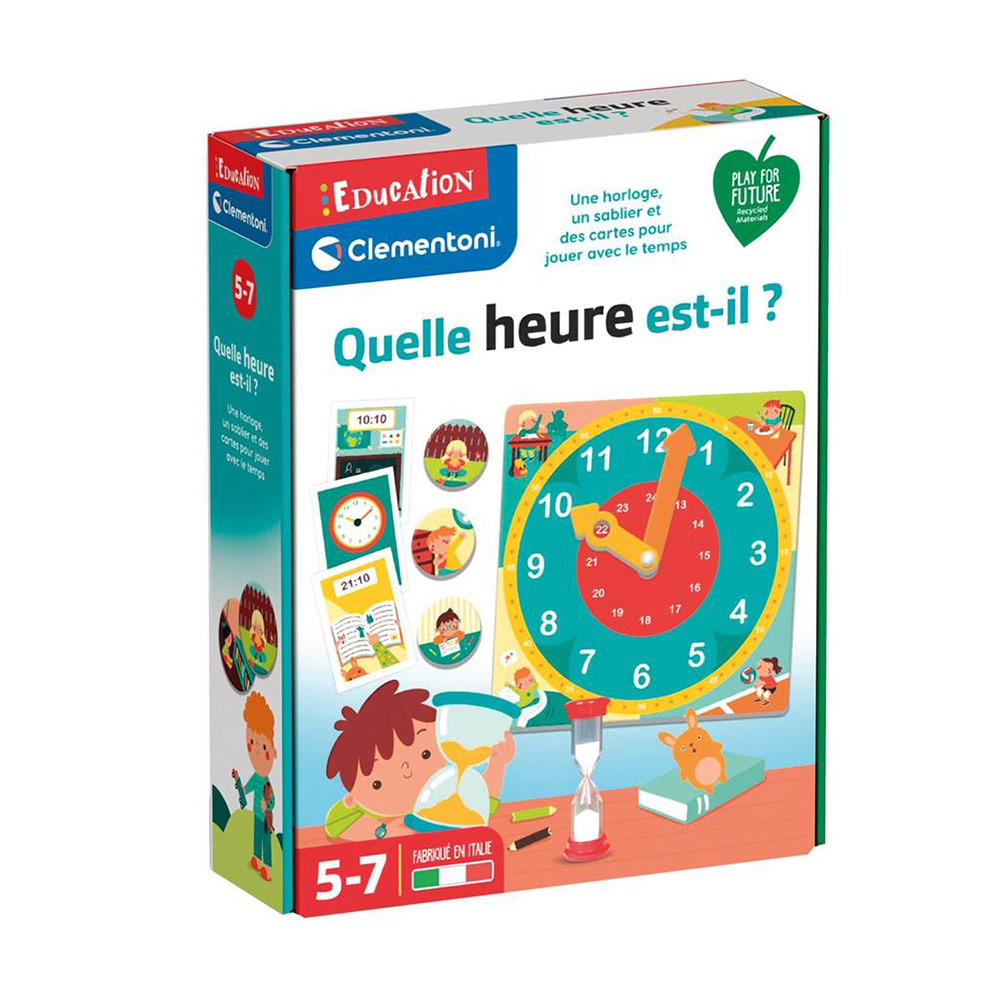 Jeu éducatif Quelle heure est-il ? : Chez Rentreediscount Cadeaux & Jeux