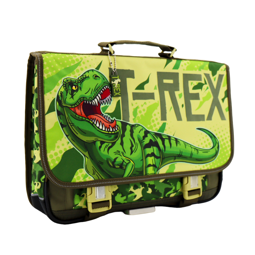 Cartable Dino T-Rex 41 cm 2 compartiments : Chez Rentreediscount ...