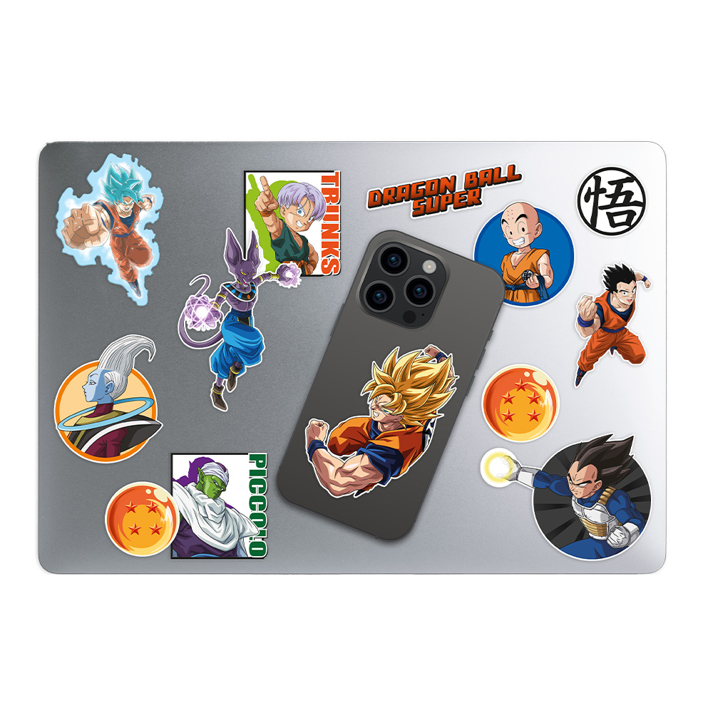 Set de Stickers DRAGON BALL amovibles : Chez Rentreediscount Loisirs ...