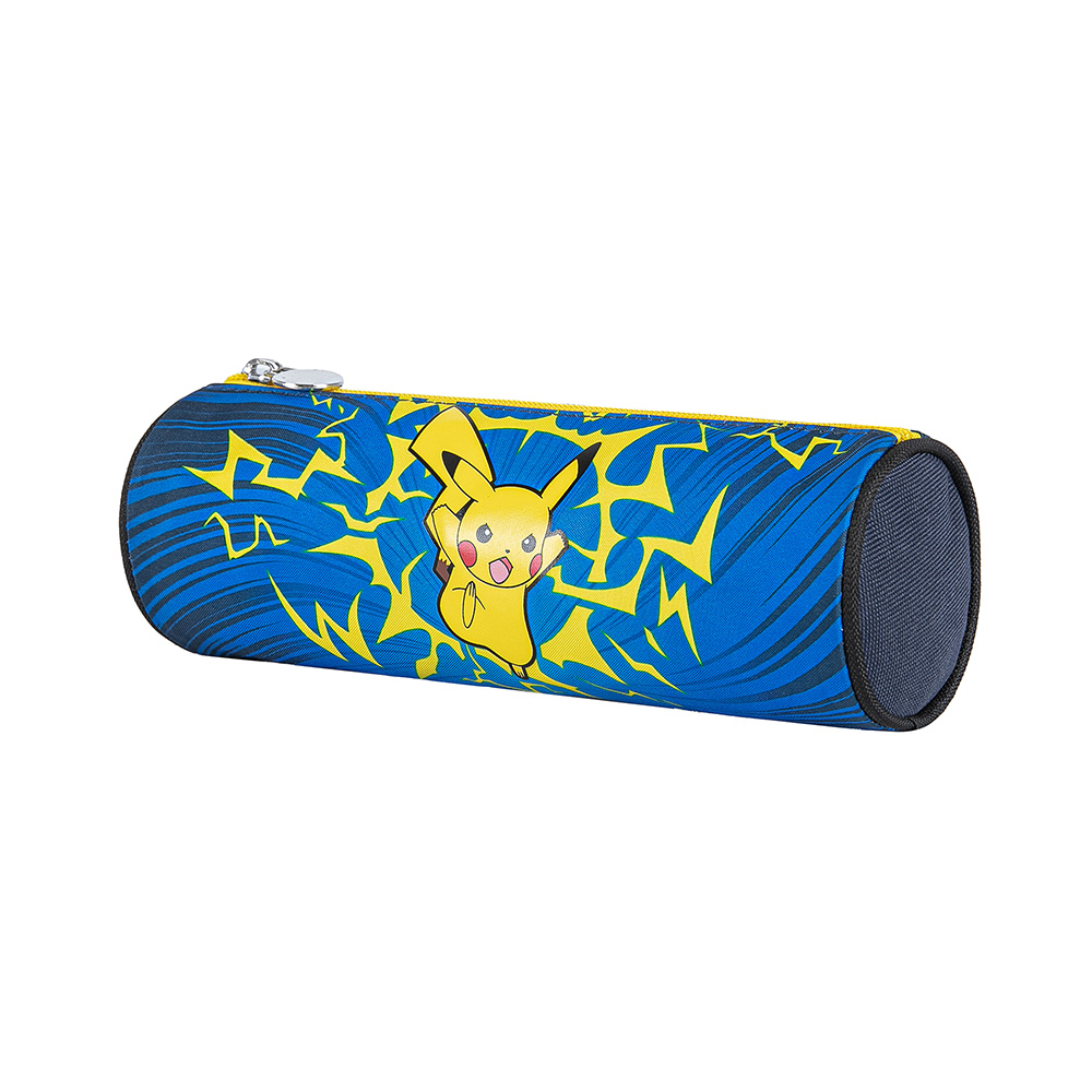 Trousse ronde POKEMON Pikachu bleu : Chez Rentreediscount Cartables ...