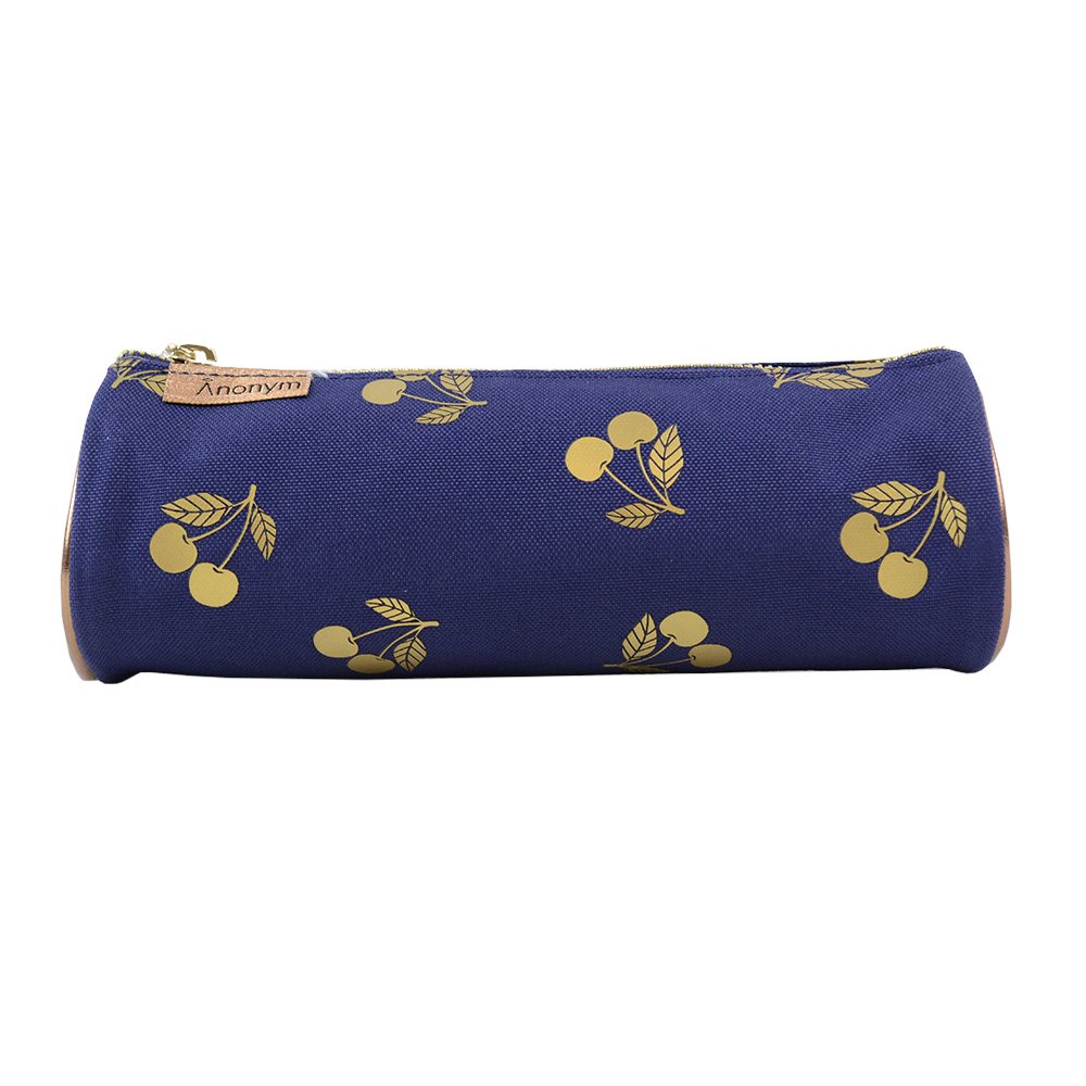 Trousse ronde Cherry ANONYM bleu marine : Chez Rentreediscount ...