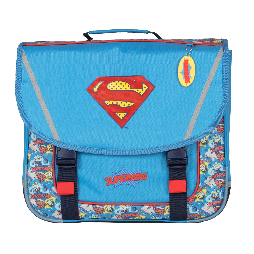 Cartable SUPERMAN Comics 38 cm 2 compartiments : Chez Rentreediscount ...