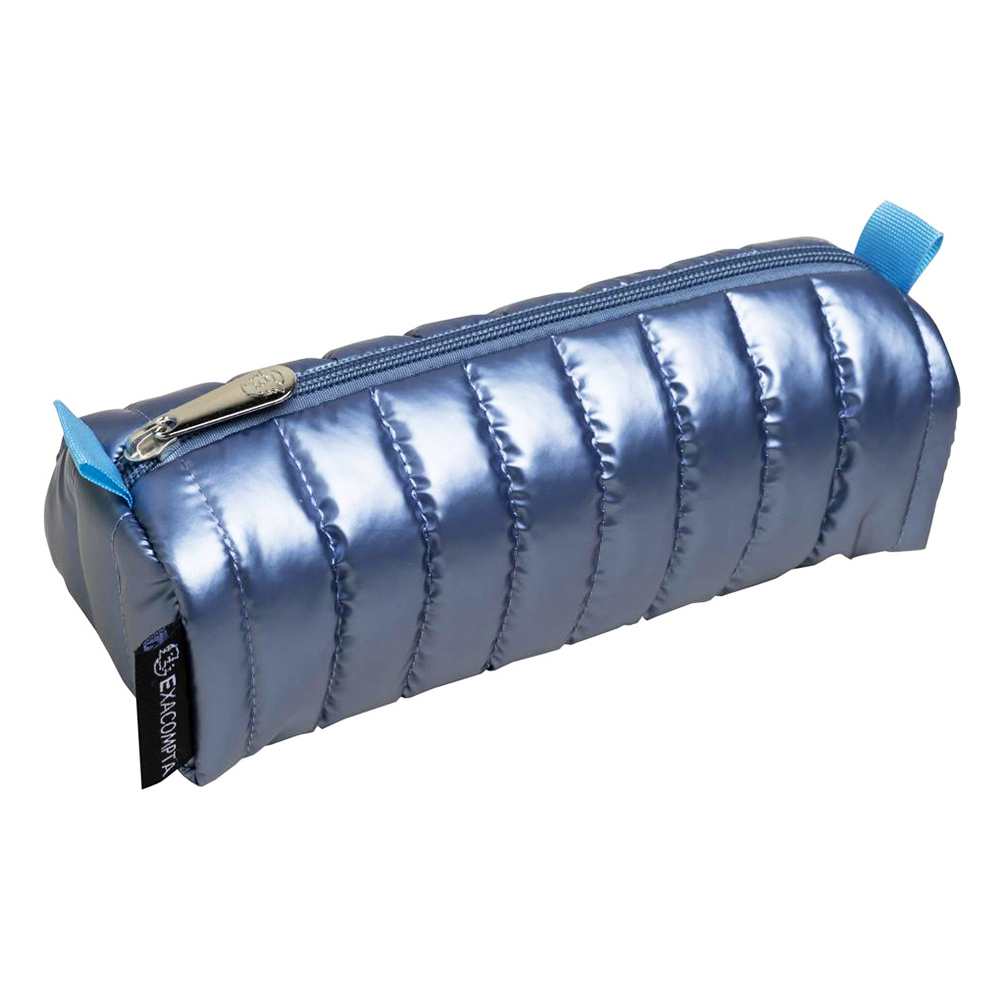 Trousse ronde EXACOMPTA Doudoune bleue : Chez Rentreediscount Cartables ...
