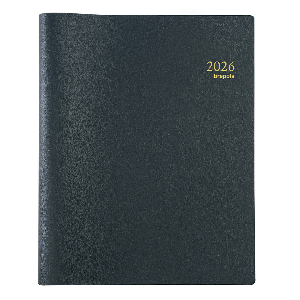 Agenda à spirale Semainier BREPOLS Oméga 27 GENOVA 20,7x26,8cm Année ...