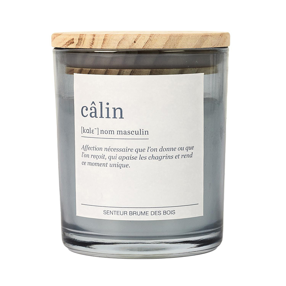 Bougie parfumée définition Câlin senteur brume des bois : Chez ...