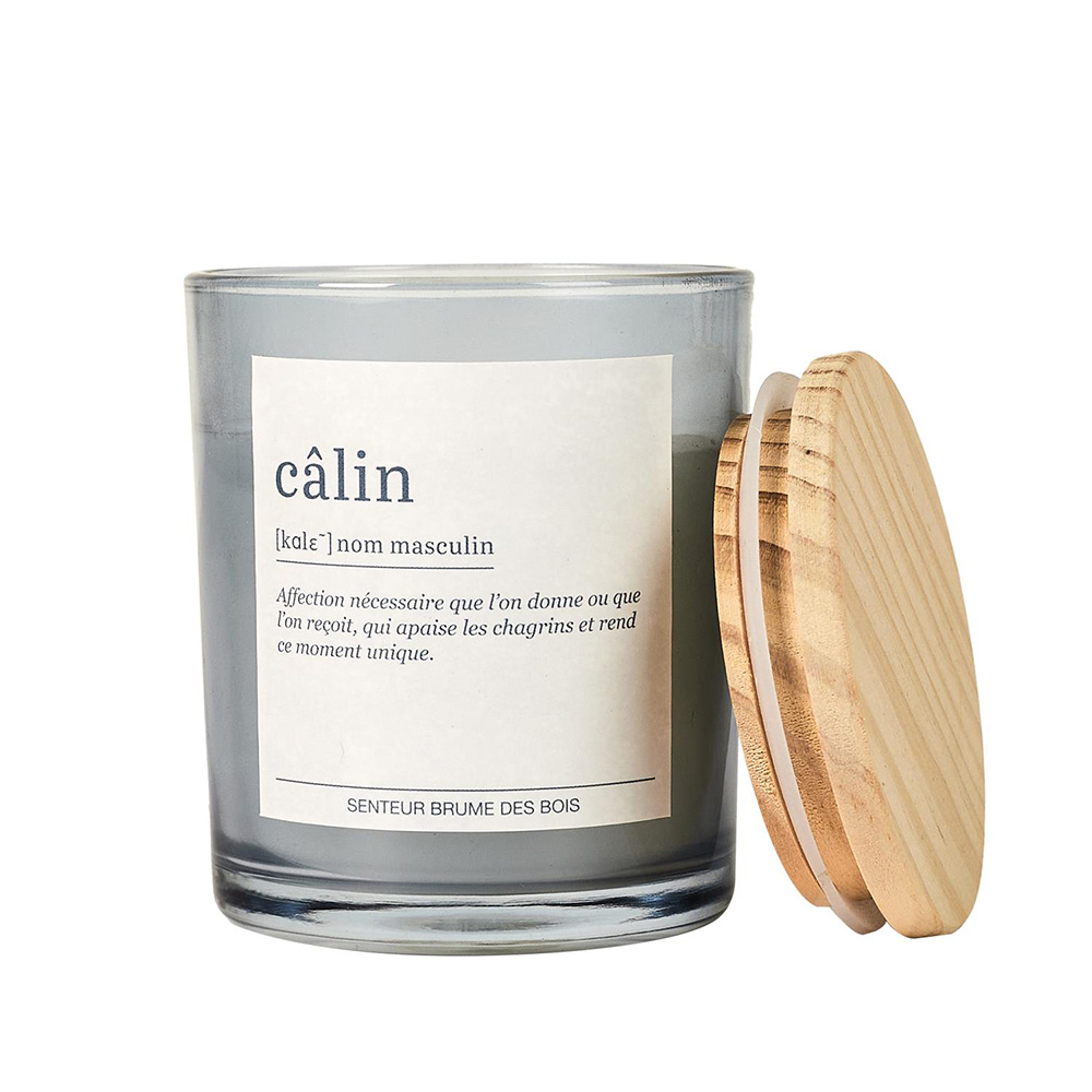 Bougie parfumée définition Câlin senteur brume des bois : Chez ...