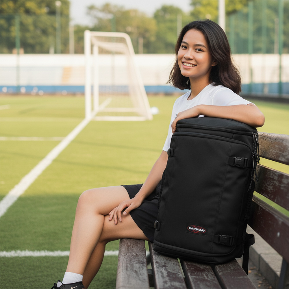 Sac à dos modulable EASTPAK Carry Pack Black 1 compartiment noir : Chez ...