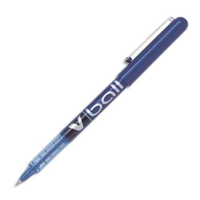 Lot de 5 +1 Stylo roller V-Ball 05 Pilot Pointe métal colori Bleu de ...
