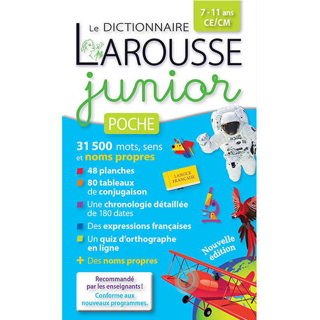 Dictionnaire Larousse junior poche 7-11 ans CE-CM : Chez ...