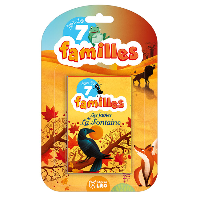 Jeu de 7 familles LITO - Les fables de La Fontaine : Chez ...