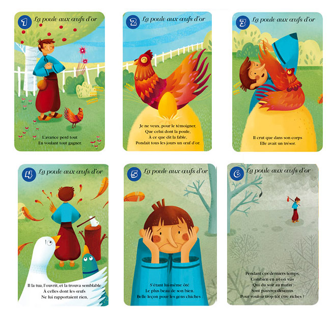 Jeu de 7 familles LITO - Les fables de La Fontaine : Chez ...
