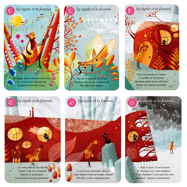 Jeu de 7 familles LITO - Les fables de La Fontaine : Chez ...